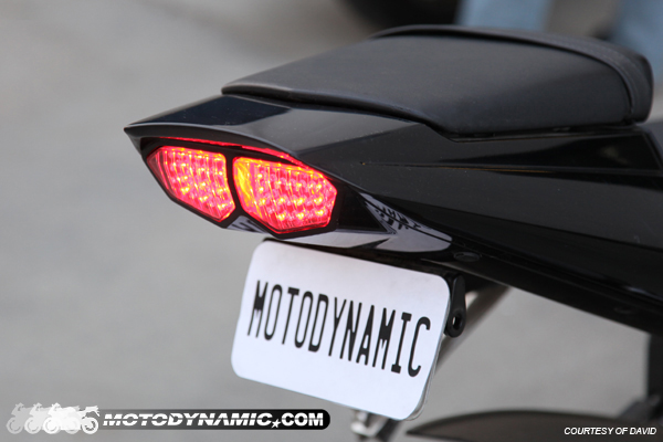 fit Yamaha YZF R6 YZFR6 SEQUENTIAL INTEGRATED SIGNAL LED TAIL LIGHT 03 ...