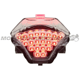2015-2024 Yamaha YZF R3 Sequential Integrated LED Tail Lights Clear